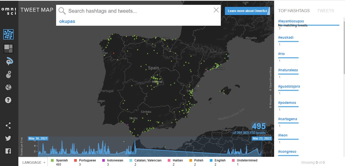 TWEET MAP – CiberComando