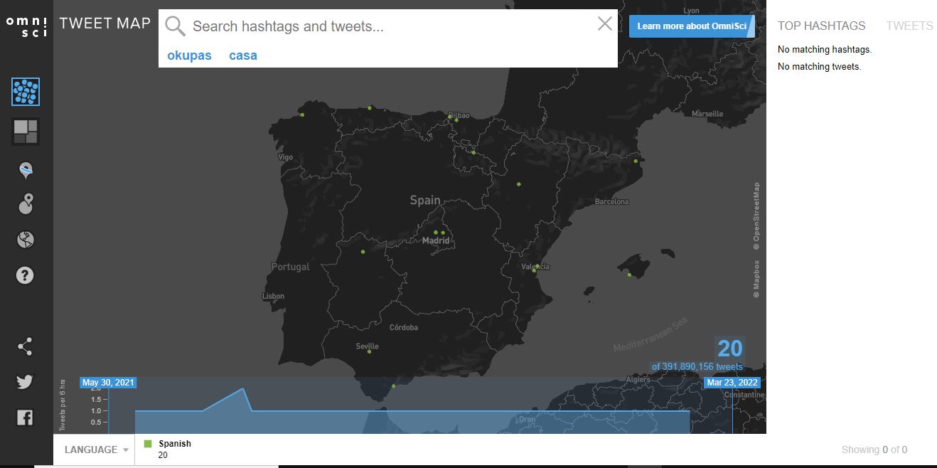 TWEET MAP – CiberComando